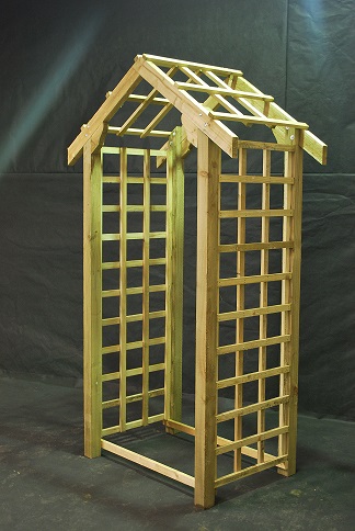 Arch Pointed Top 36" with Trellis - English Brothers Ltd