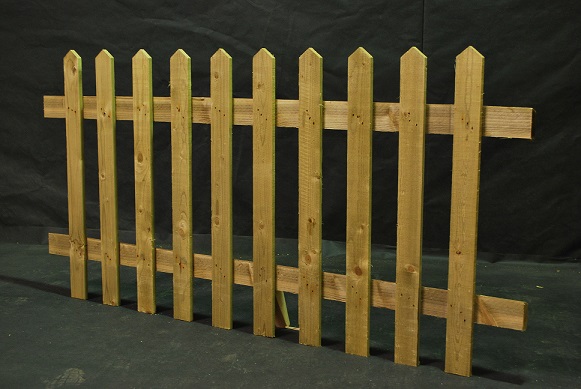 Palisade Panel Pointed Top 1800mm (w) x 900mm (h) - English Brothers Ltd