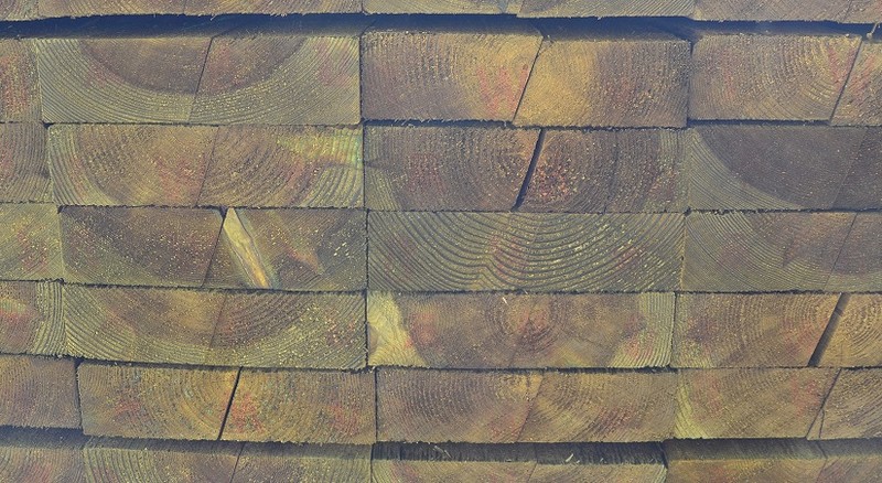 Rail Bevelled 1.5" x 3.5" 3600mm Pressure Treated Green - English ...