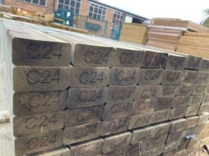 C24 Treated Timber 47x100 - English Brothers Ltd