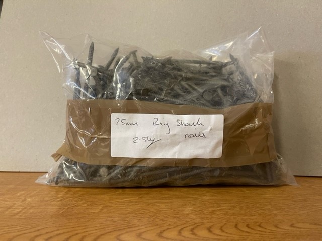 Nail Sheradised Ring 75x2.65 2.5kg Bag - English Brothers Ltd