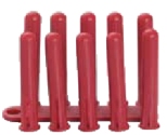 Red Plastic Plugs (100) - English Brothers Ltd