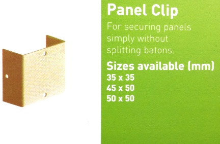 Panel Clip 50x50 - English Brothers Ltd